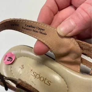Softspots | Shoes | Vintage Softspots Leather Huarache Slingback ...